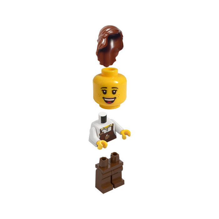 LEGO Donut Stall Жінка Barista Мініфігурка | Brick Owl - LEGO Ринок
