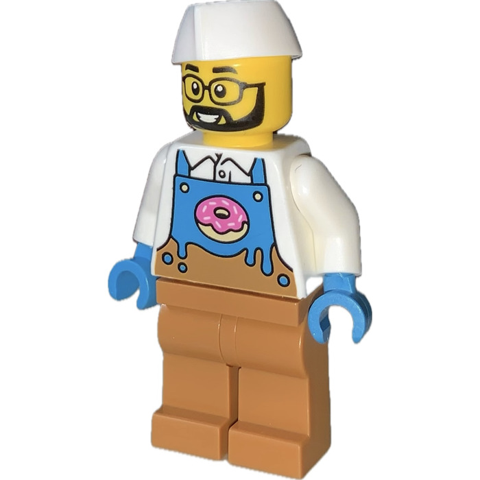 LEGO Donut Truck Vendor Minifigure | Brick Owl