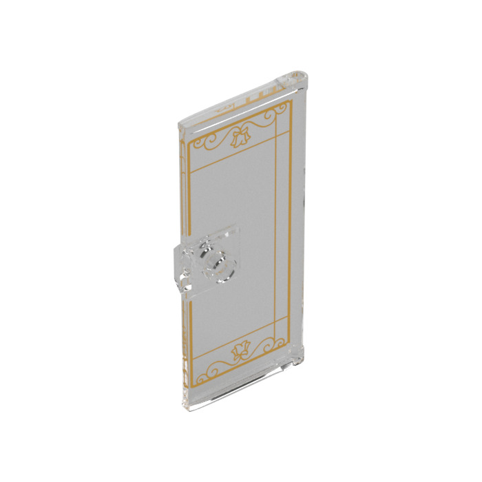 LEGO Door 1 x 3 x 6 with Gold Lines and Flowers (80683 / 110698 ...