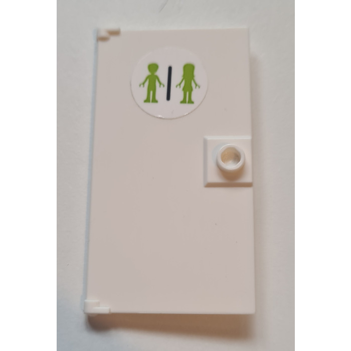 LEGO Door 1 x 4 x 6 with Stud Handle with Male and Female Mini Dolls ...