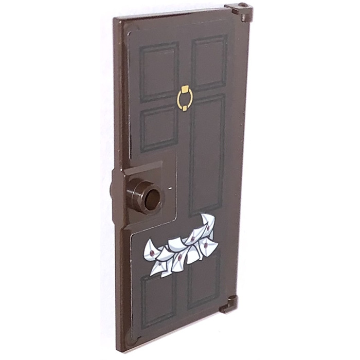 LEGO Door 1 x 4 x 6 with Stud Handle with Overfilled Mail Slot Sticker ...
