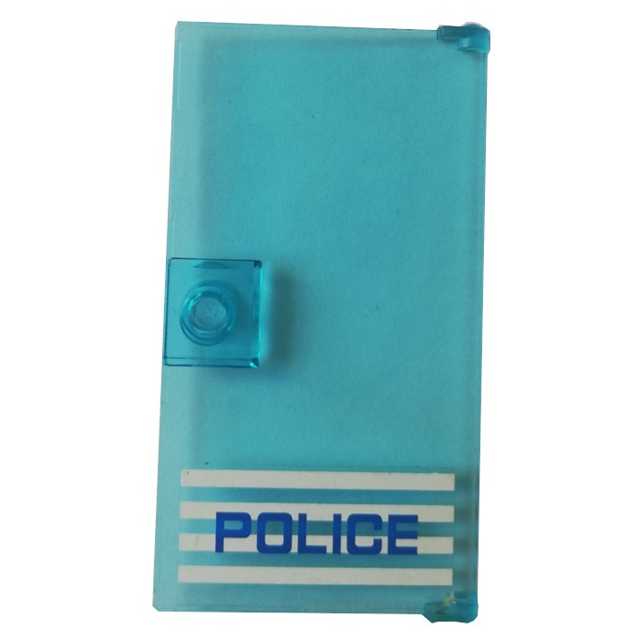LEGO Door 1 x 4 x 6 with Stud Handle with POLICE (left) Sticker (35290 ...