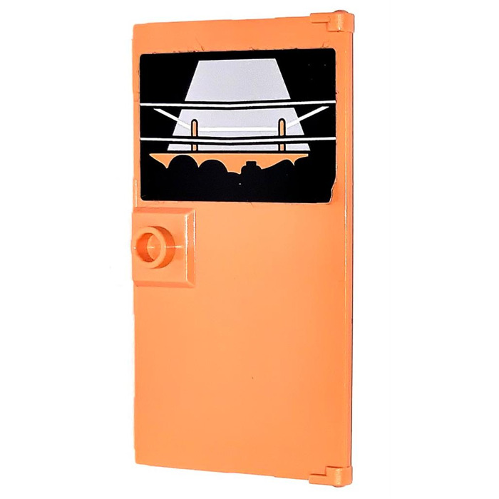 LEGO Door 1 x 4 x 6 with Stud Handle with Poster with Boxing Ring ...