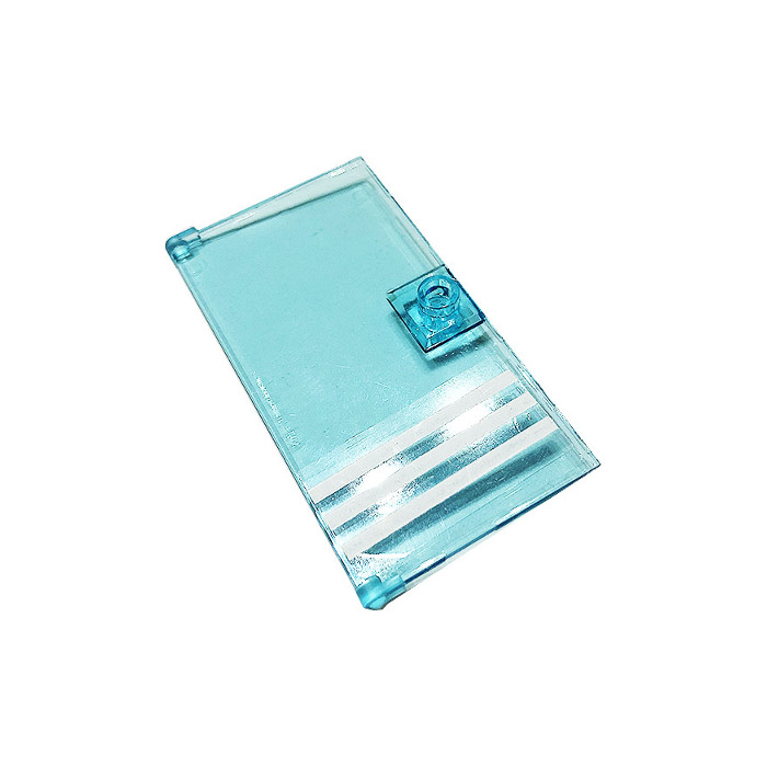 LEGO Door 1 x 4 x 6 with Stud Handle with Three White Stipes Sticker ...