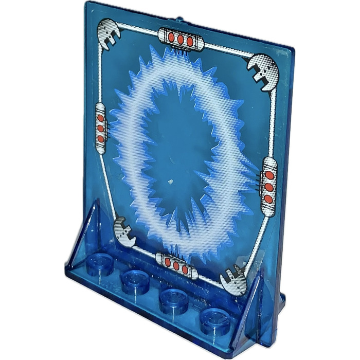 LEGO Door 2 x 8 x 6 Revolving with Fringed Circle, White Wires ...