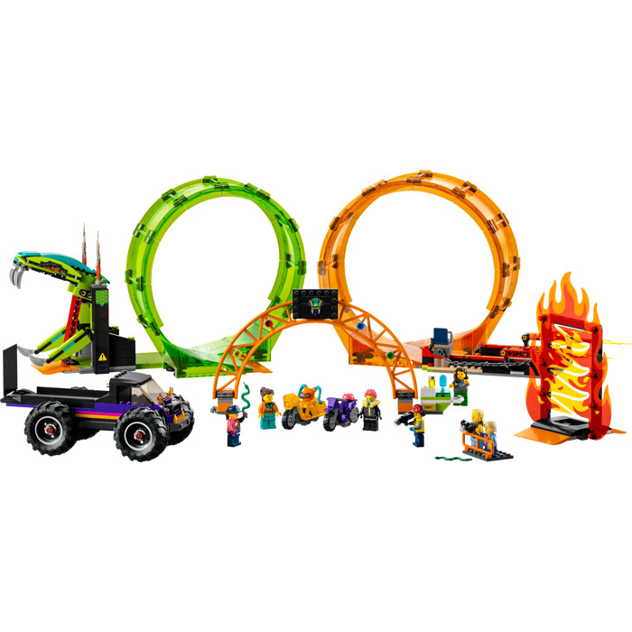 LEGO Double Loop Stunt Arena Set 60339 Inventory | Brick Owl - LEGO ...