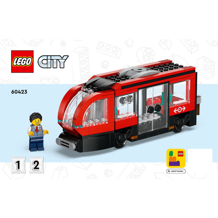 LEGO Downtown Streetcar Set 60423 Instructions | Brick Owl - LEGO ...