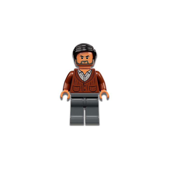 LEGO Dr. Henry Wu with Reddish Brown Cardigan Minifigure | Brick Owl ...