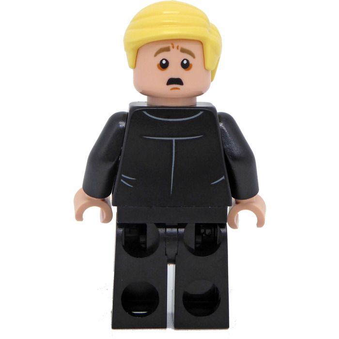 LEGO Draco Malfoy with Black Suit and Slytherin Tie (Frown / Scared ...