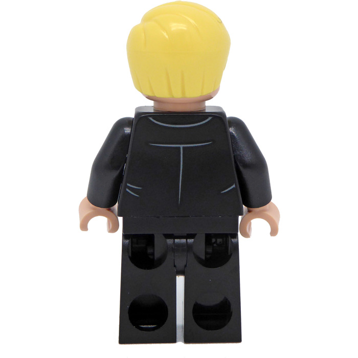 LEGO Draco Malfoy with Black Suit and Slytherin Tie (Frown / Scared ...