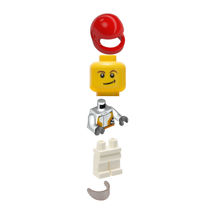 LEGO Drag Racer with Red Helmet Minifigure | Brick Owl
