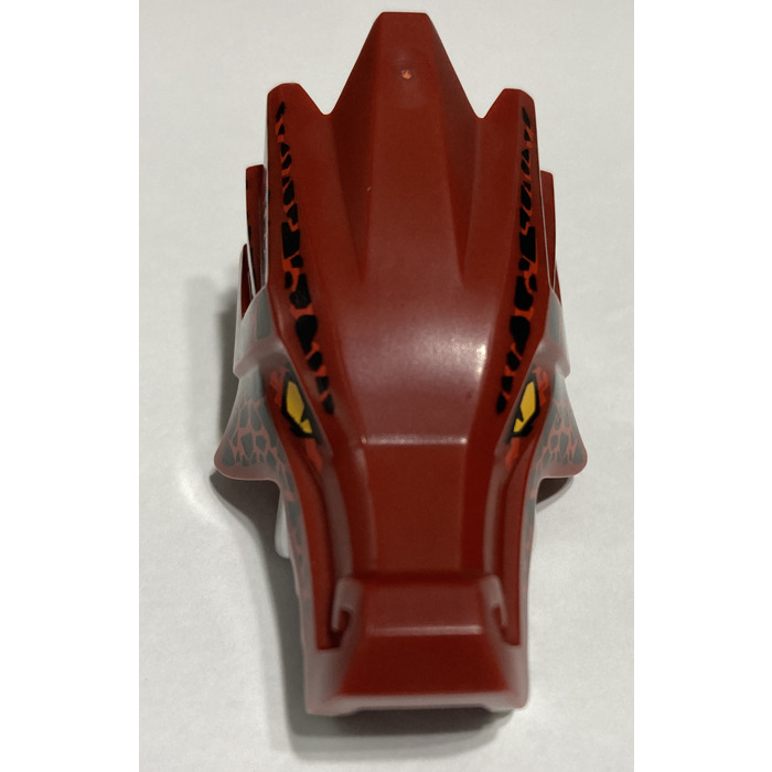 LEGO Dragon Head with Black and Red Markings | Brick Owl - LEGO Marketplace
