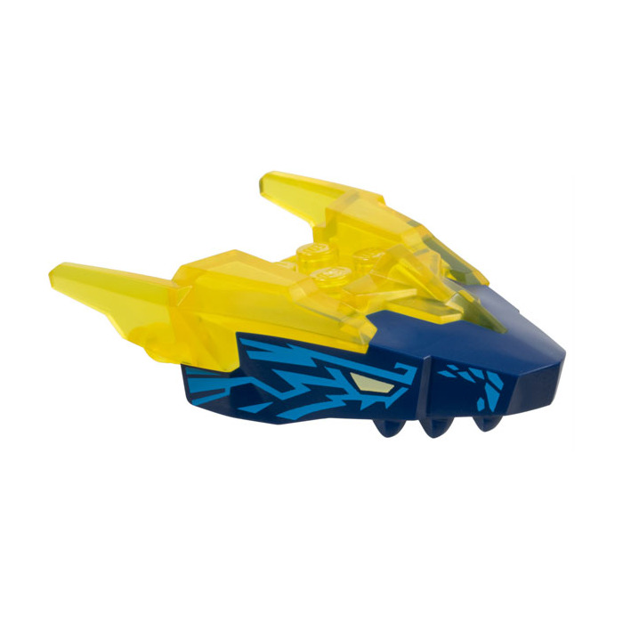LEGO Dragon Head with Horns with Dark Blue Face (102932) | Brick Owl