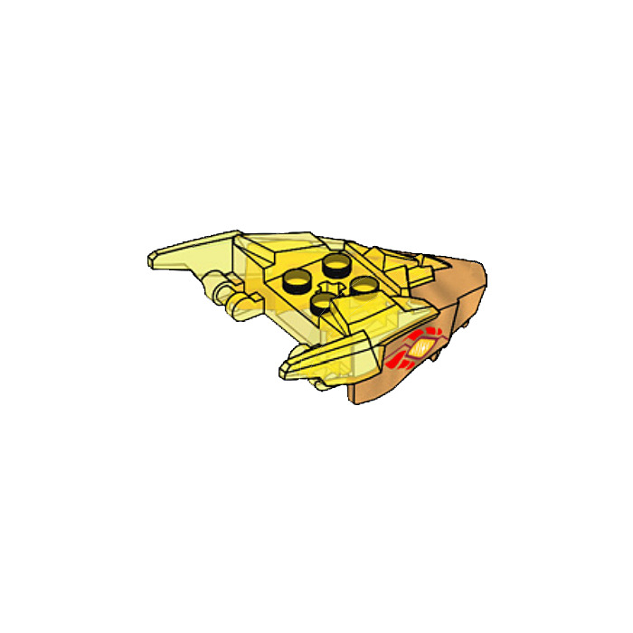 LEGO Dragon Head with Horns with Pearl Gold Face (82276) | Brick Owl