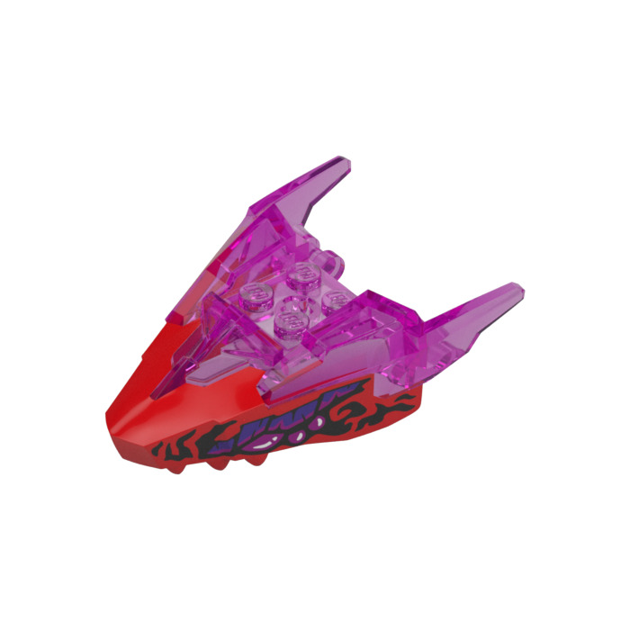 LEGO Dragon Head with Horns with Red Face (82276 / 110269) | Brick Owl ...