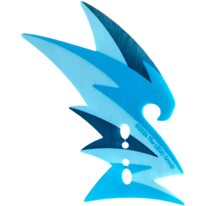 LEGO Dragon Leg Trim with Azure (Left) | Brick Owl - LEGO Marketplace