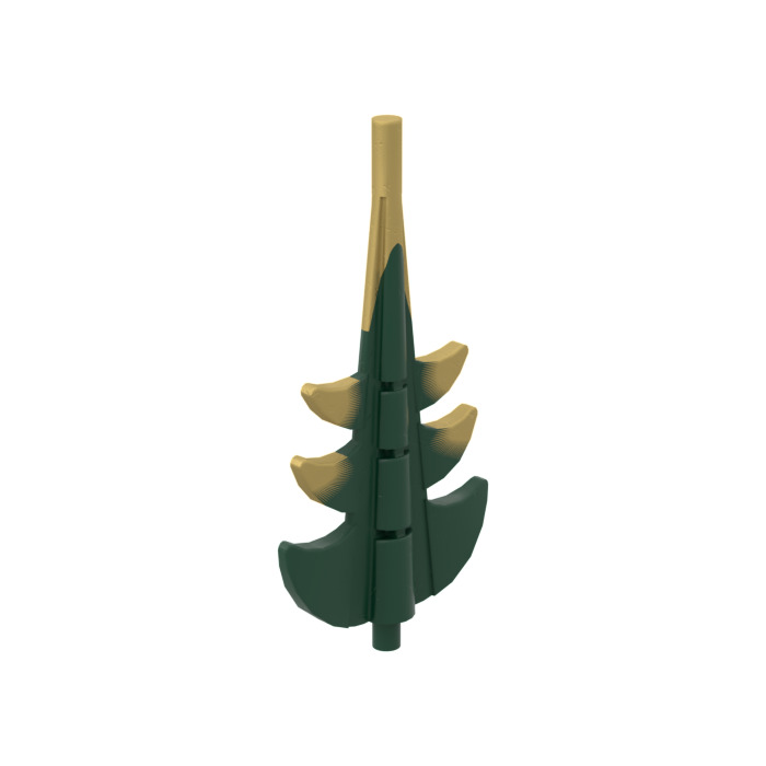 LEGO Dragon Tail End with Marbled Pearl Gold (51874) | Brick Owl - LEGO ...
