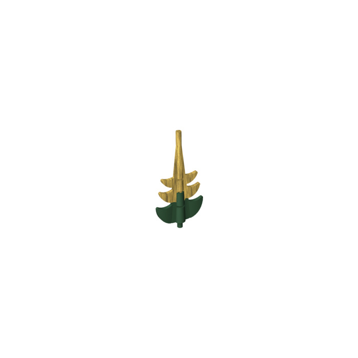 LEGO Dragon Tail End with Marbled Pearl Gold (51874) | Brick Owl - LEGO ...