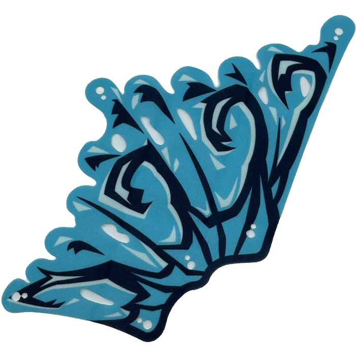 LEGO Dragon Wing with Dark Blue Veins on Medium Azure (Left) (78229 ...