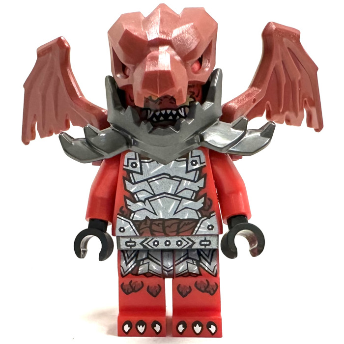 LEGO Dragonian Warrior with Top Fangs and Dragon Backpack Minifigure ...