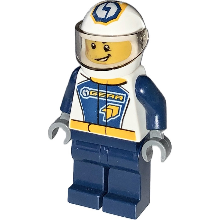 LEGO Dragster Race Car Driver Minifigure | Brick Owl - LEGO Marketplace