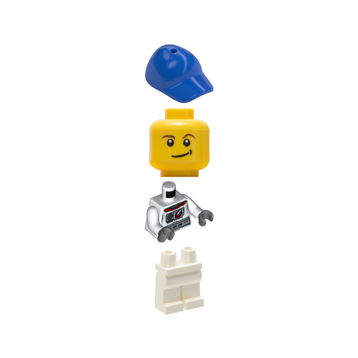 LEGO Driver with Blue Cap Minifigure | Brick Owl - LEGO Marketplace