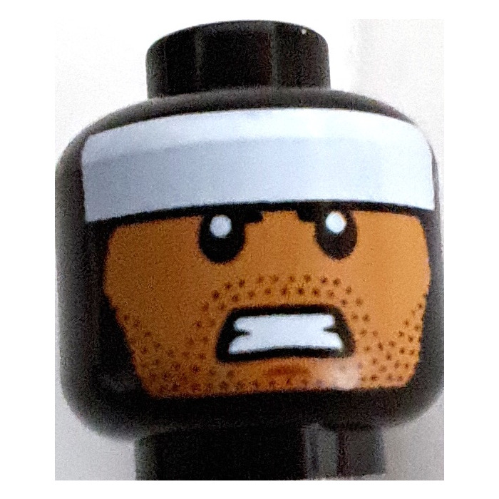 LEGO Dual Sided Batman Head with Serious/Angry Expression (3626 / 35004 ...