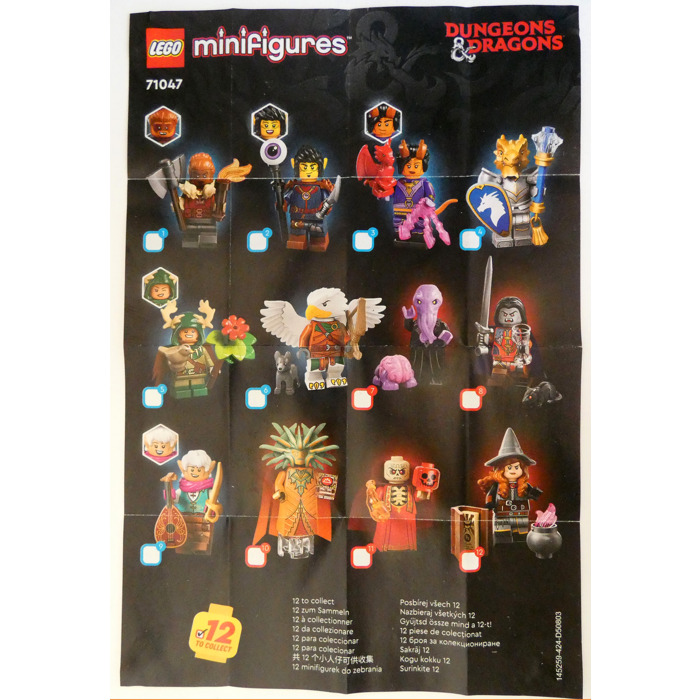 LEGO Dungeons & Dragons Series Collectable Minifigures Random Pack Set 71047-0 Instructions ...