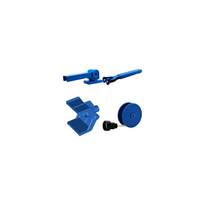 LEGO Duplo Crane with Blue Winch Drum with Black Stud Holder and Blue ...
