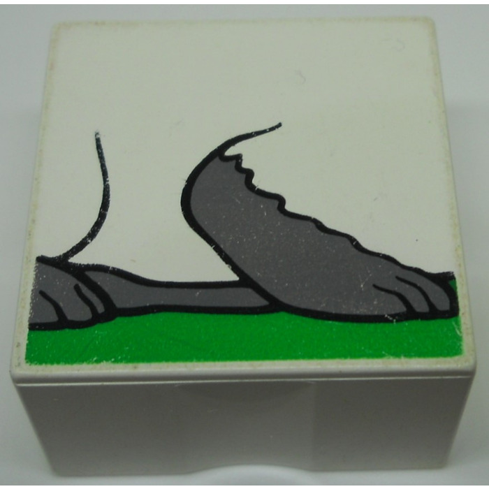 LEGO Duplo Tile 2 x 2 x 1 with Rabbit Mosaic Print 17 (2756) | Brick ...