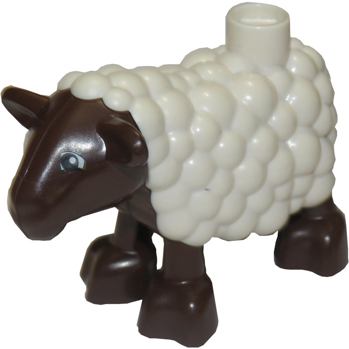 Duplo Sheep with Woolly Coat (12062 / 87316) | Brick Owl - LEGO Marketplace