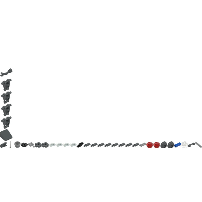 LEGO Dwarf Spider Droid with Dark Stone Gray Dome and Black Shooter ...