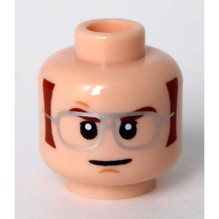 LEGO Dwight Schrute Minifigure Head (3626 / 100197) | Brick Owl - LEGO ...