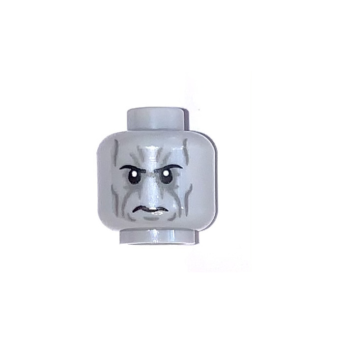 LEGO Ebony Maw with Gray Head Minifigure Head (3626 / 78657) | Brick Owl