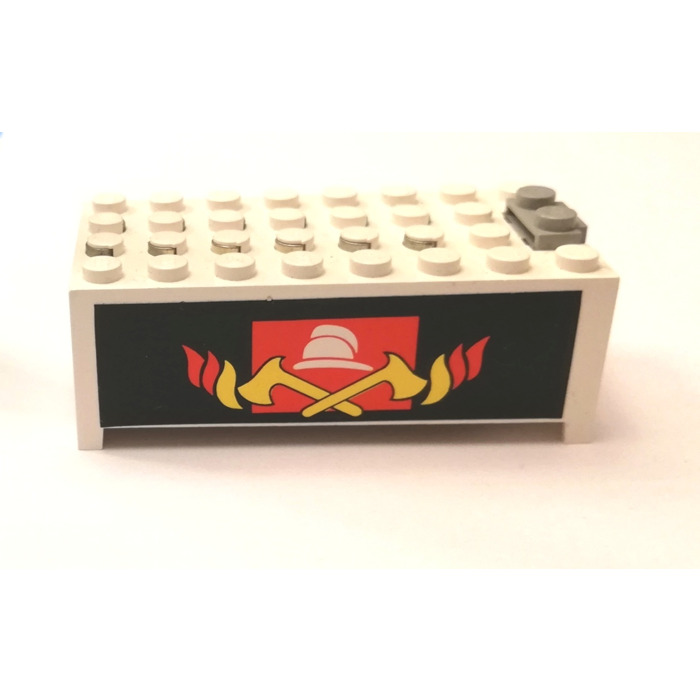 LEGO Electric 9V Battery Box 4 x 8 x 2.3 without Cover with Fire ...