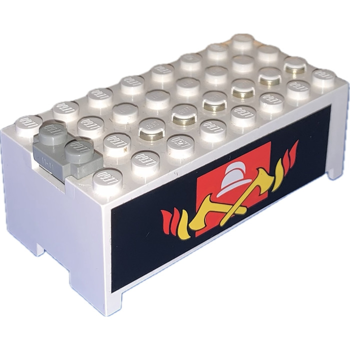 LEGO Electric 9V Battery Box 4 x 8 x 2.3 without Cover with Fire ...