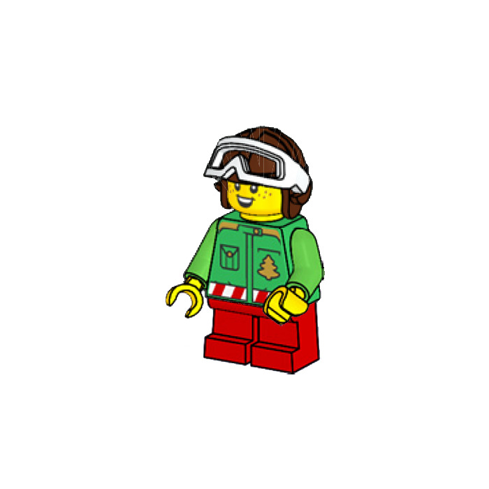 LEGO Elf with Aviator Hat and Goggles Minifigure | Brick Owl
