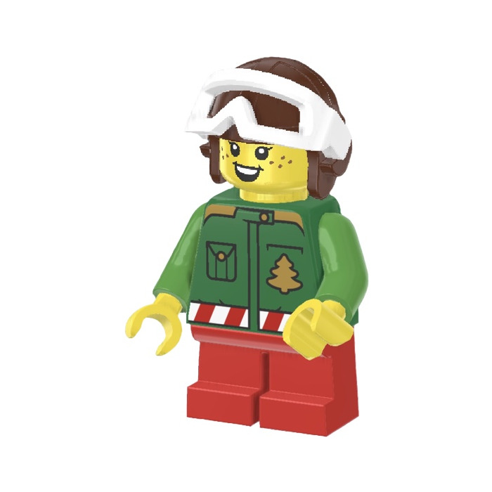 LEGO Elf with Aviator Hat and Goggles Minifigure | Brick Owl