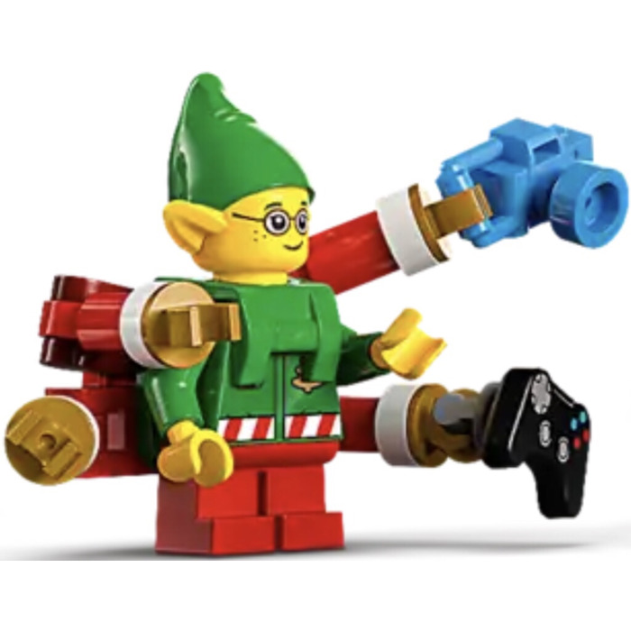 LEGO Elf with Neck Bracket with Robot Arms and Utensils | Brick Owl