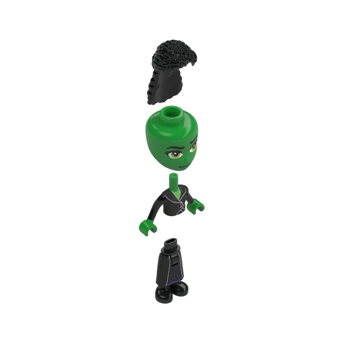LEGO Elphaba with Hair Minifigure | Brick Owl