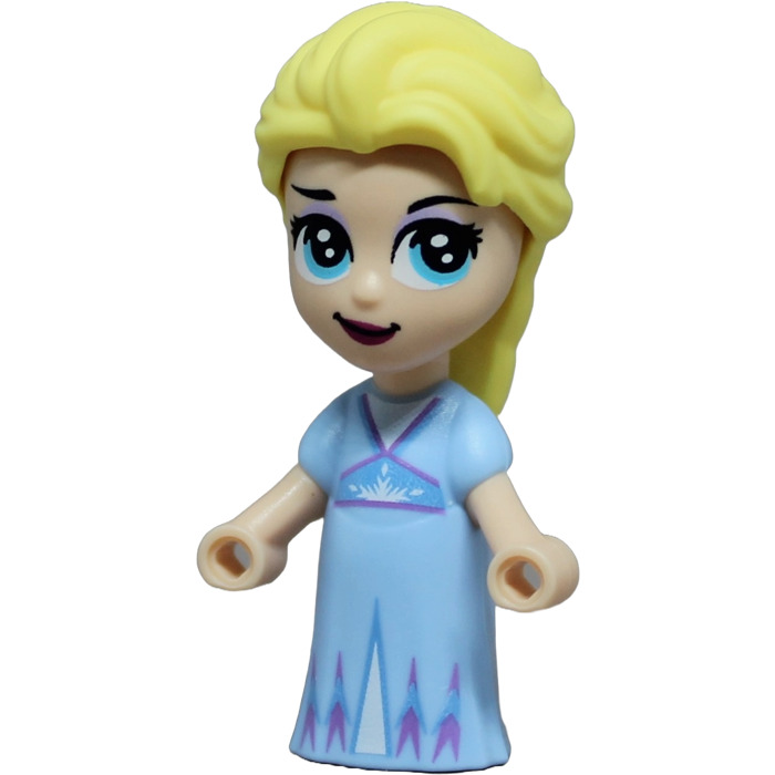 LEGO Elsa (Micro Doll) with Light Blue Dress with Lavender (Closed ...