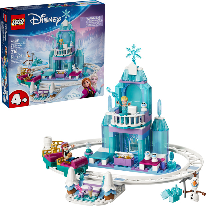 LEGO Elsa's Ice Castle & Snow Ride Adventure 43281 | Brick Owl - LEGO ...