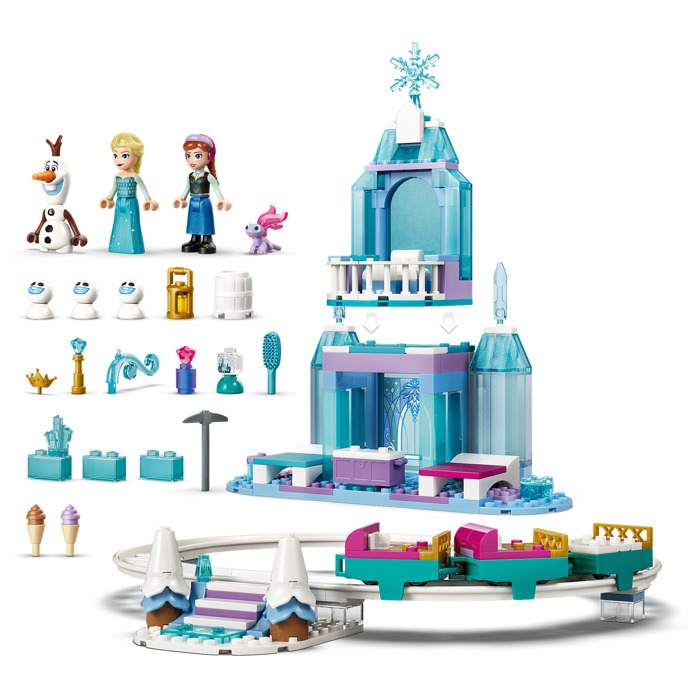 LEGO Elsa's Ice Castle & Snow Ride Adventure 43281 | Brick Owl - LEGO ...