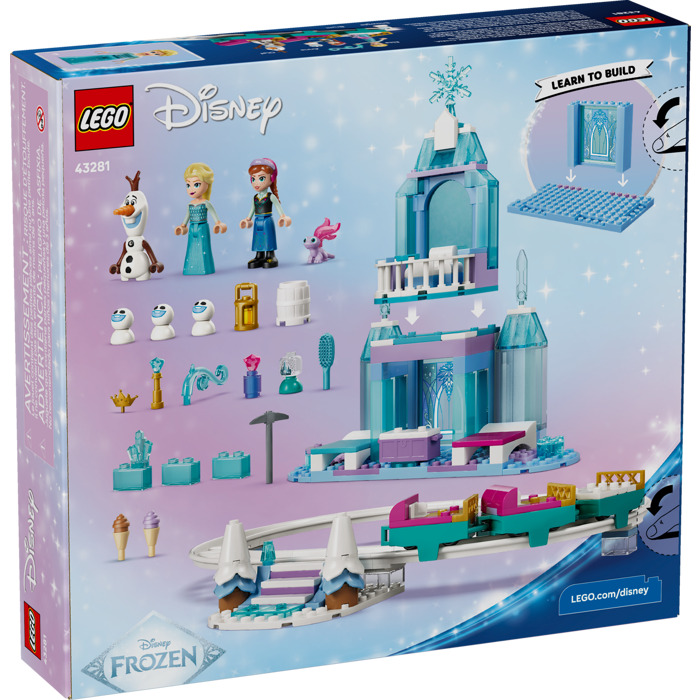 LEGO Elsa's Ice Castle & Snow Ride Adventure Set 43281 | Brick Owl