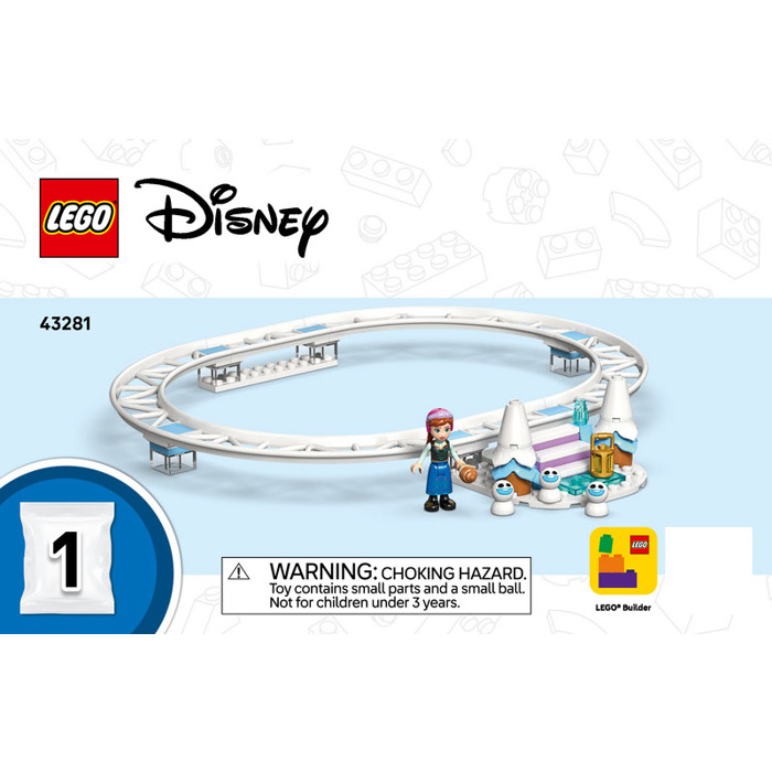 LEGO Elsa's Ice Castle & Snow Ride Adventure Set 43281 Instructions ...