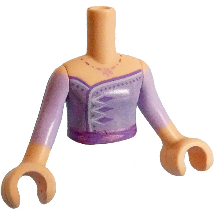 LEGO Elsa with Lavender Dress Friends Torso (35677 / 92456) | Brick Owl ...