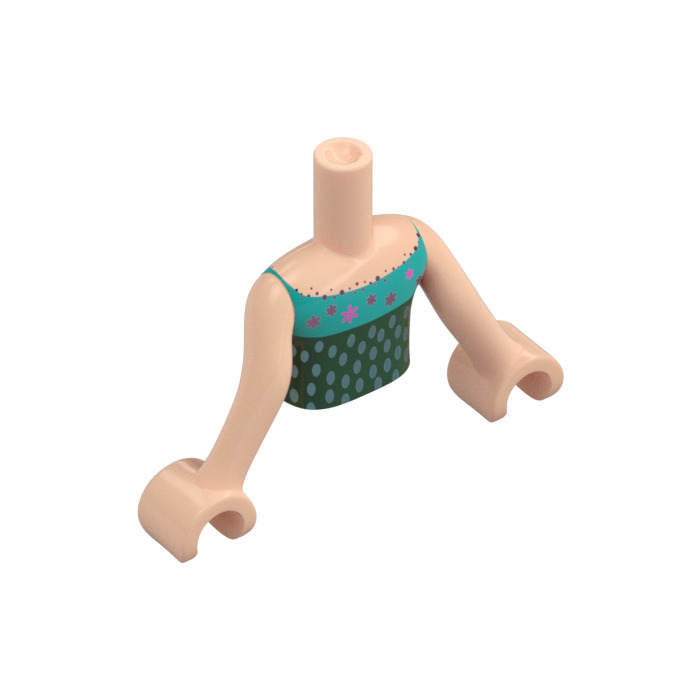 LEGO Elsa with Turquoise Dress Friends Torso (73141 / 92456) | Brick ...