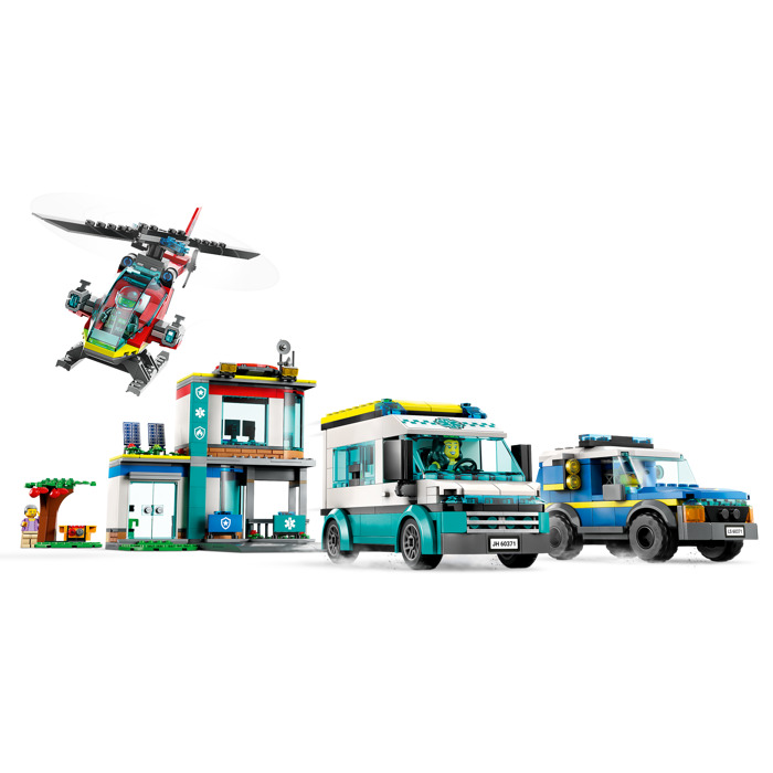 LEGO Emergency Vehicles HQ Set 60371 | Brick Owl - LEGO Marketplace