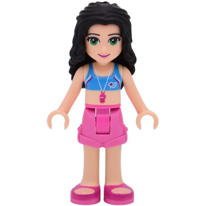 LEGO Emma with Blue Bikini Top Minifigure | Brick Owl - LEGO Marketplace