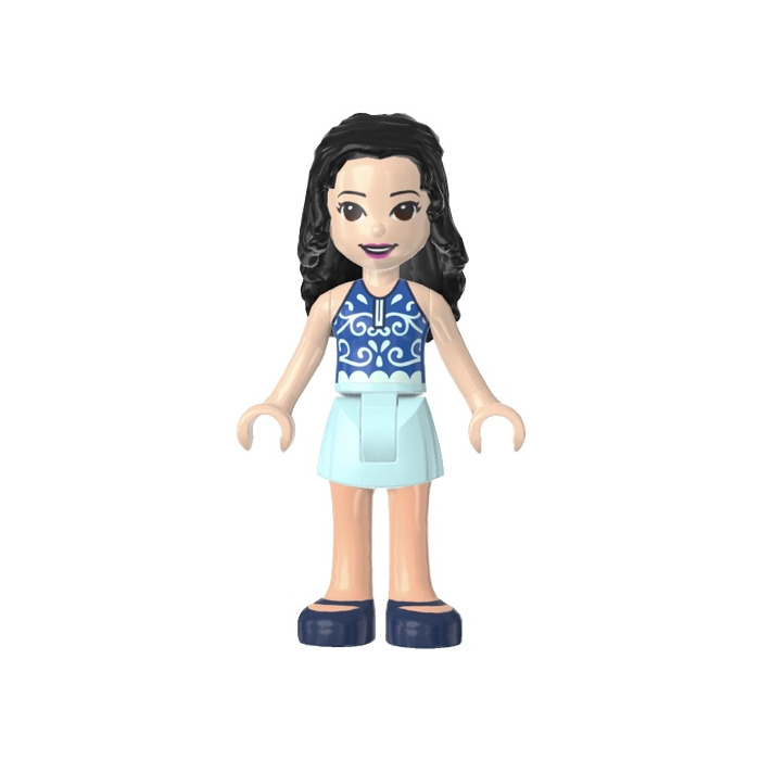 LEGO Emma with Blue Swirl Top Minifigure | Brick Owl - LEGO Marketplace